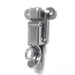 Small Stainless Steel Draw Latch with Padlock Bracket