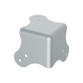 Large Zinc Flat Corner with 4mm Radius
