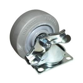 75mm Swivel Castor with Total Brake and Infinity Wheel | Penn Elcom