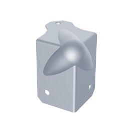 PennBrite Brace Ball Corner with 1mm Radius