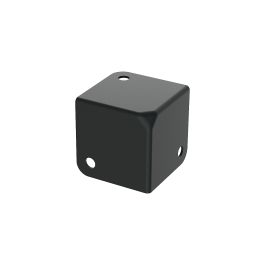 Medium Black Flat Corner with 2.4mm Radius