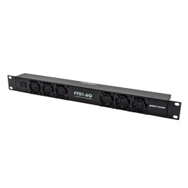 1U Front Facing Quiet Low Profile Rack Fan Unit_FT01-6Q-DTC Series