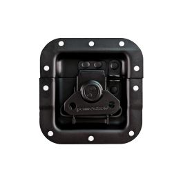 Medium Black Recessed Latch with Padlock Bracket in Deep Dish with 27mm ...