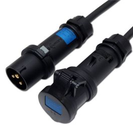 Stealth Series 16Amp Male - Female C-Form Power Lead 3x2.5mm HO7 5mtr