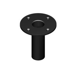 65mm High Black Heavy Duty Top Hat for 35mm Poles