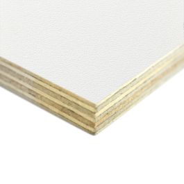 9mm High Quality Luan Wood Panel with White ABS Laminate