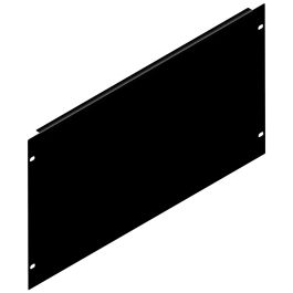 6U Black Flanged Rack Panel | Penn Elcom