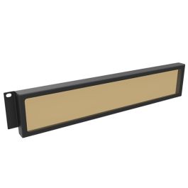 2U Security Rack Panels with Smoked Window | Penn Elcom