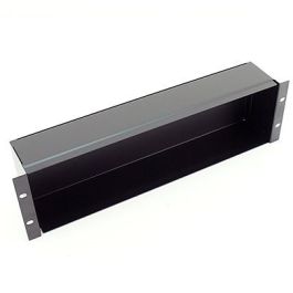 3U Black Back Box for 3U Rack Panels | Penn Elcom