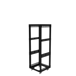 30U Open Tower System with Square Hole Rails – 510mm Deep | Penn Elcom