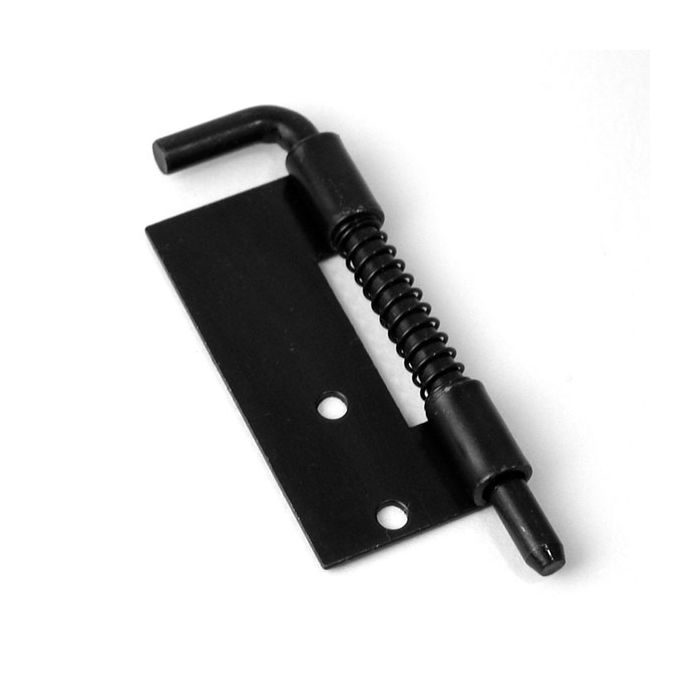Left Quick Release Spring-Loaded Black Hinge