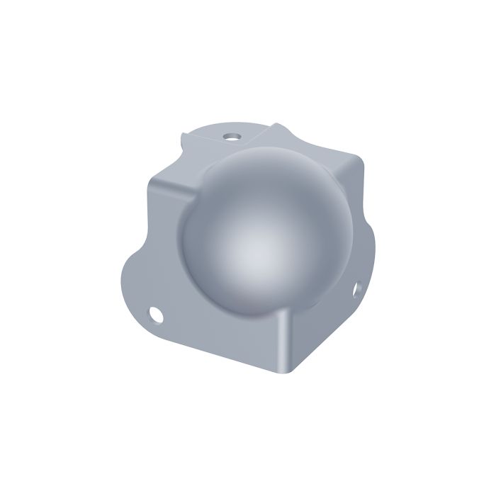 PennBrite Brace Ball Corner with 30mm Offset on One Leg and 0.5mm Radius