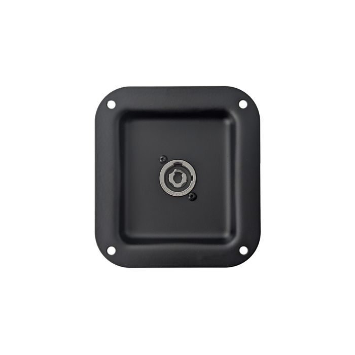 Small Black Recessed Dish with powerCON Mains Output 3 Pin 20A Chassis ...