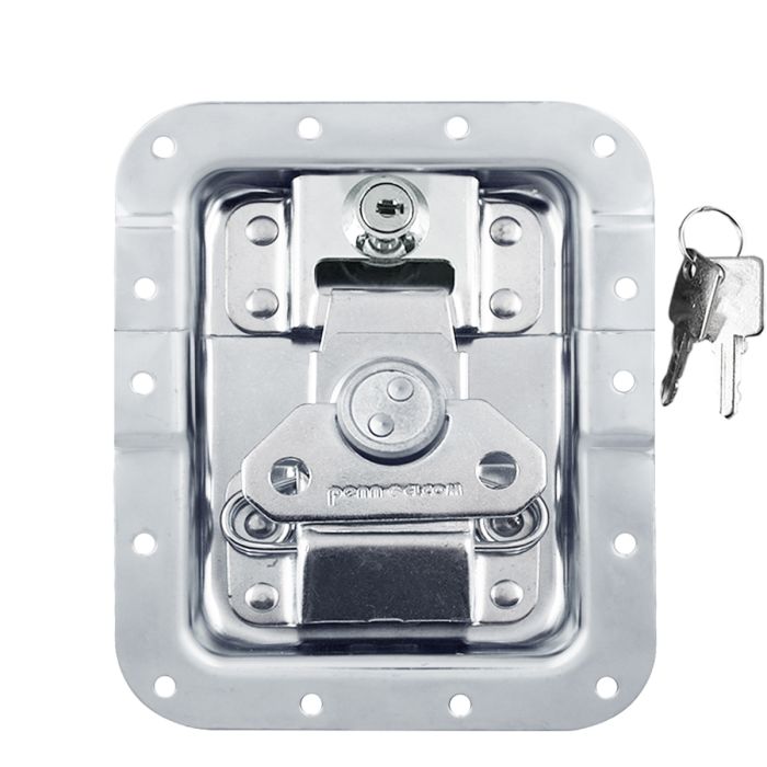 Large Recessed MOL Latch with Key Lock in Deep Short Dish with 27mm Offset