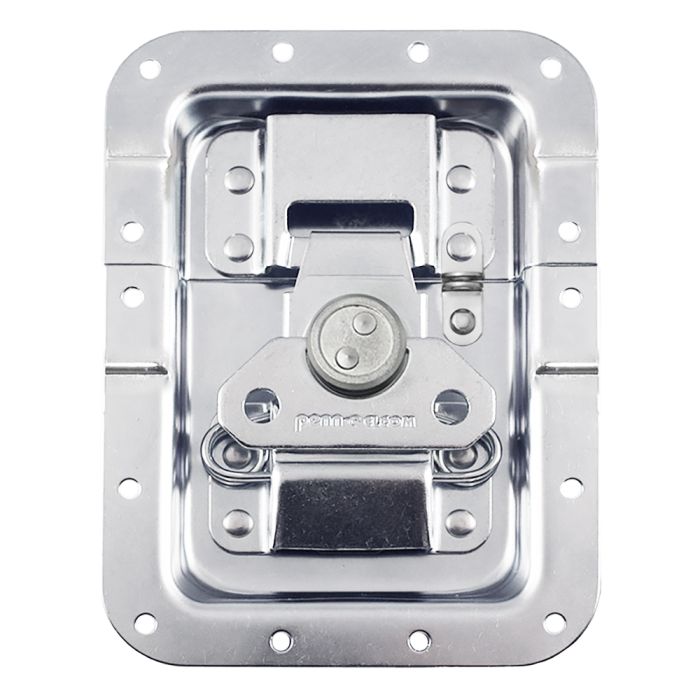 Large Recessed MOL Latch with Padlock Bracket in Shallow Dish with 27mm ...