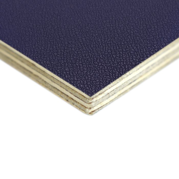 High Quality Birch Wood Panels with Night Blue Textured PVC Laminate ...