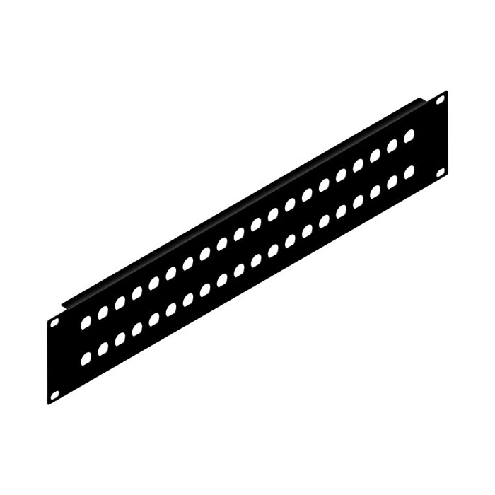 2U Rack Panels Punched for 40 x BNC Connectors | Penn Elcom