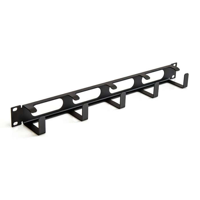 1U Panel with 5 Steel Rings for Cable Management | Penn Elcom