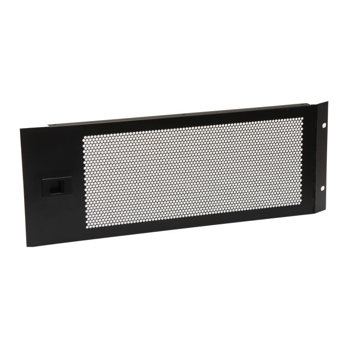 4U Hinged Vented Rack Panel with Slam Lock for 3mm Rails | Penn Elcom