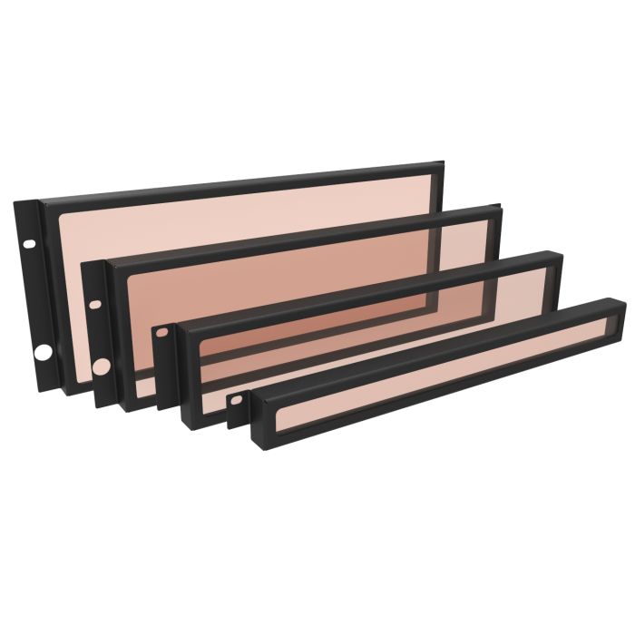 19" Security Rack Panels with Smoked Window_R2287 Series
