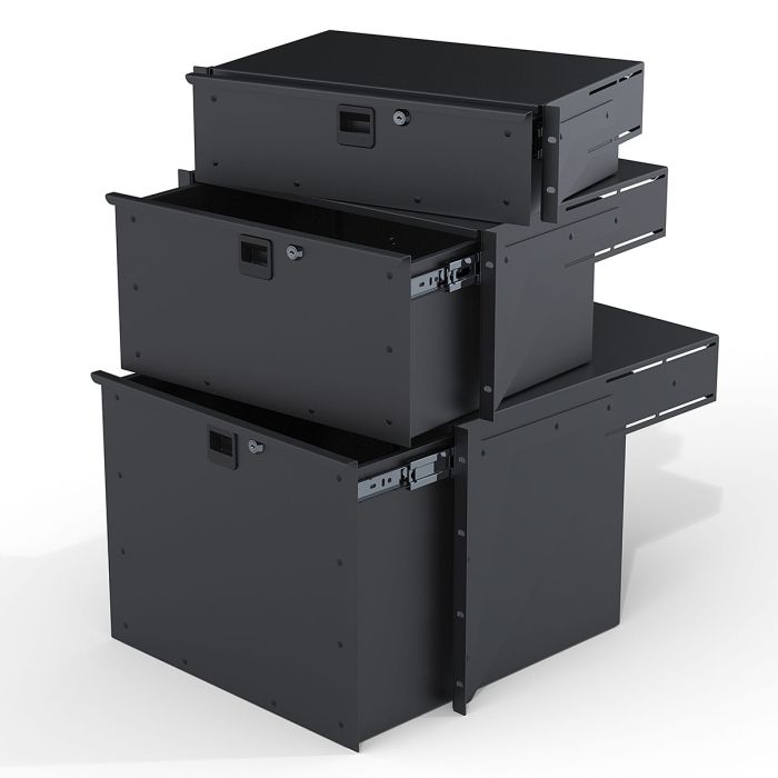 Touring Grade Heavy Duty Rack Drawers with Front Handle_R2292 Series