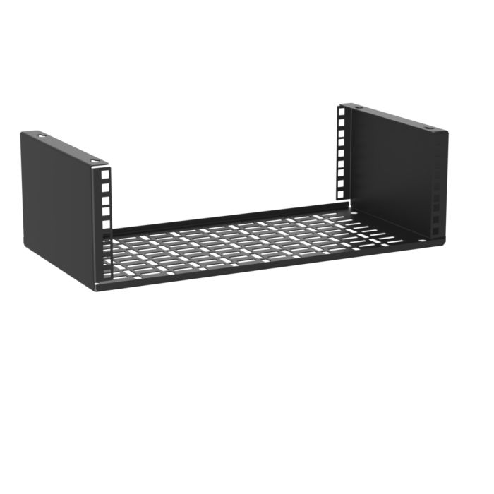 3U Rack Mount Bracket with Square Hole Rack Rails and Cable Management ...