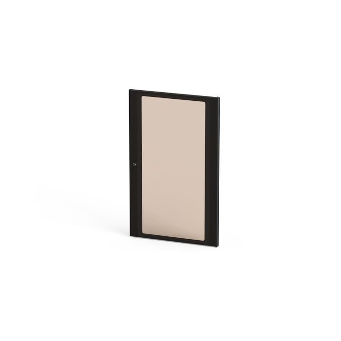 22U Black Polycarbonate Door for 18U High R4000 and R5000 Rack Tower ...