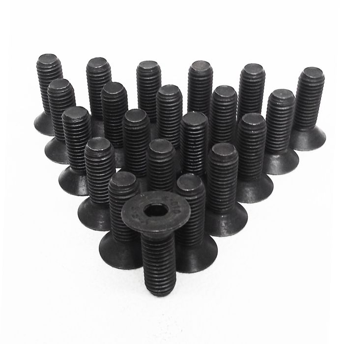 30mm Long Black CSK Socket Head Screw with M10 Thread