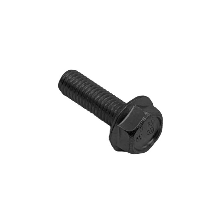 Black M8 Hex Bolt Screw with Fixed Ring - 25mm Long