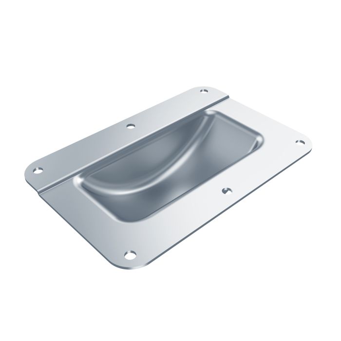Zinc Lid Dish for Castors with 22mm Offset | Penn Elcom