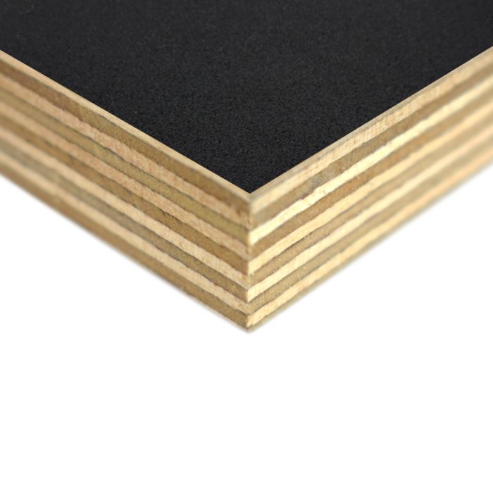 15mm High Quality Birch Wood Panels with Thin Black Laminate on Both ...